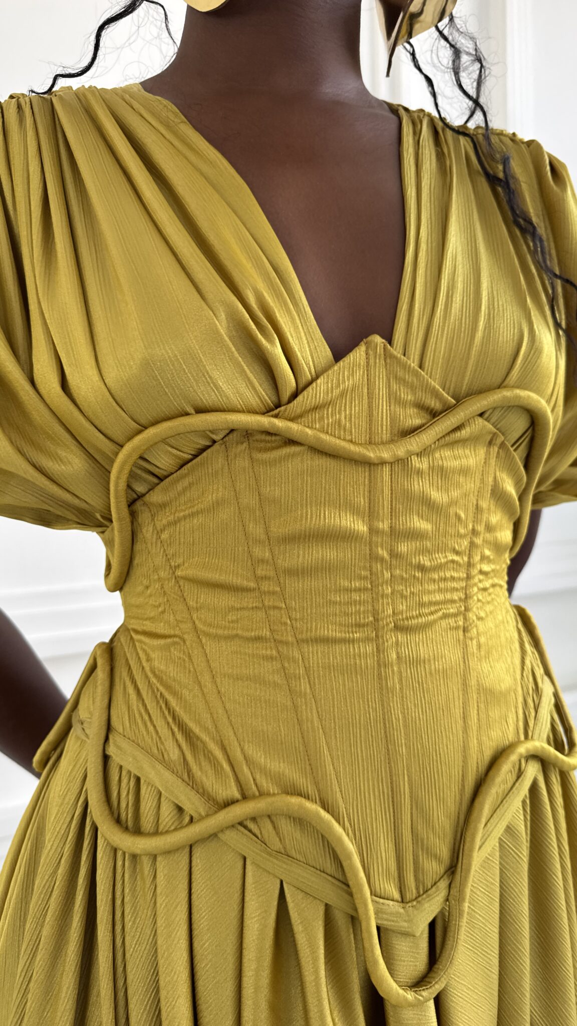 KANE MAXI – Gold & Mustard – Bloombyedzi International