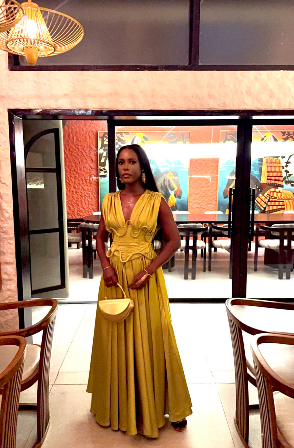 KANE MAXI – Gold & Mustard – Bloombyedzi International